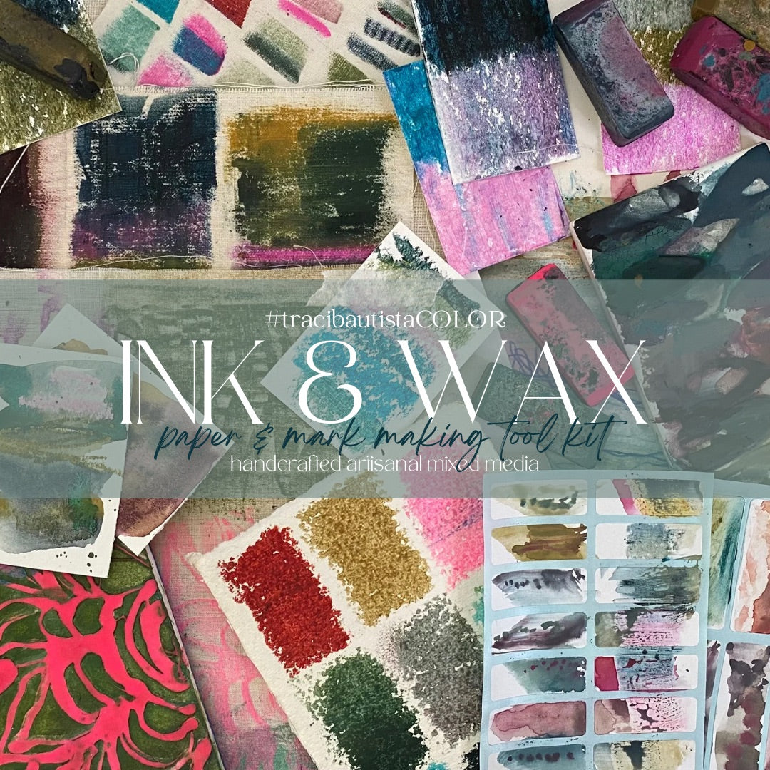 INK + WAX mixed media workshop series with traci bautista - # ...
